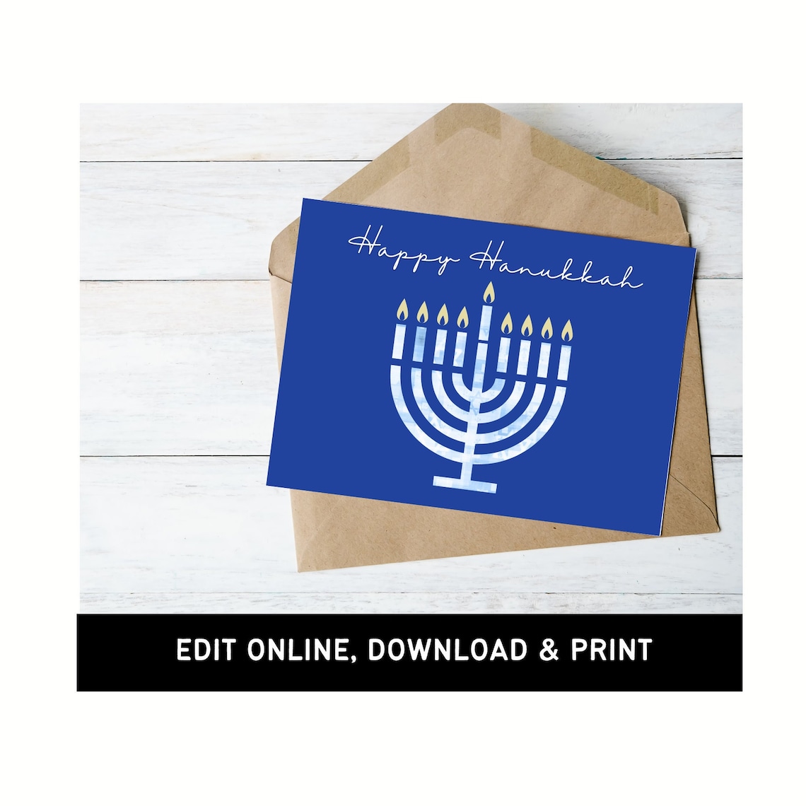 Hanukkah Card | Printable Cards | Digital Download - Etsy