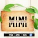 Mimi SVG Mimi Split Frame Monogram Digital Download - Etsy