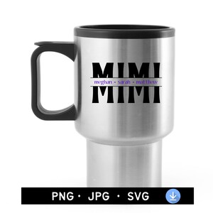 Mimi SVG | Mimi Split Frame Monogram | Digital Download - Etsy