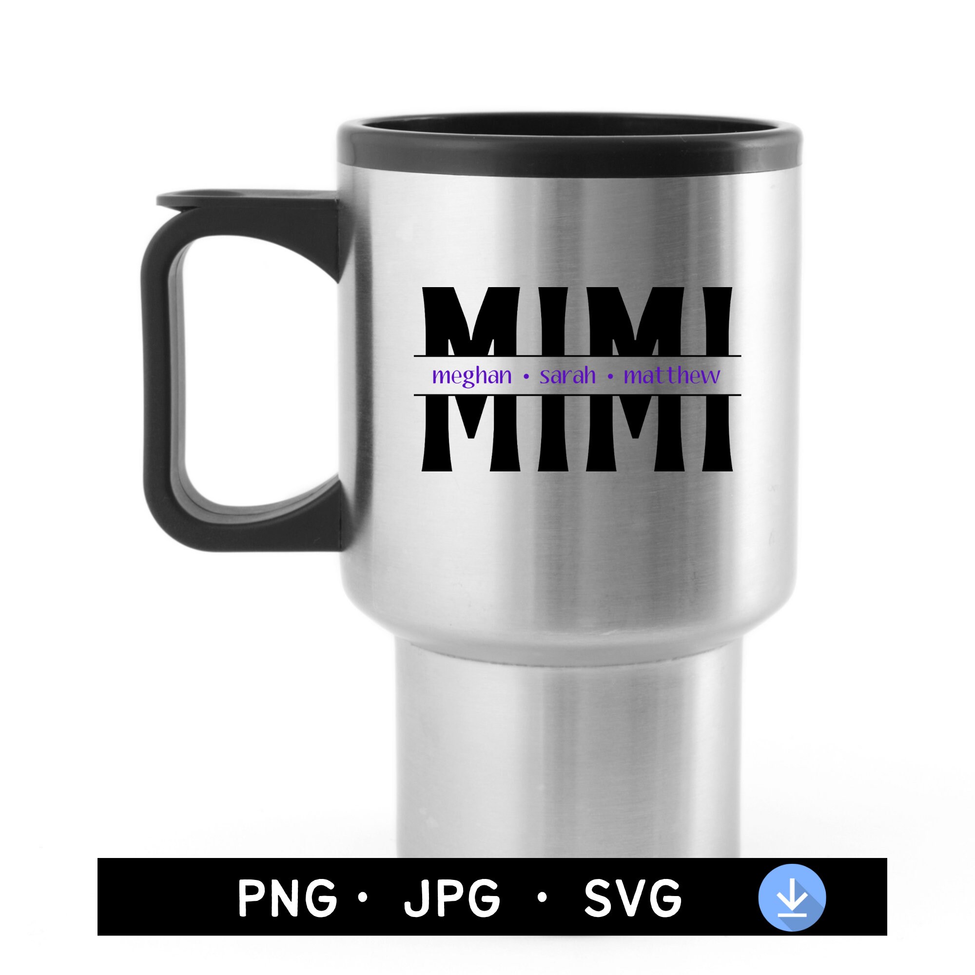 Mimi SVG | Mimi Split Frame Monogram | Digital Download - Etsy