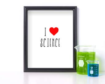 Science Printable Digital Download Science is | Etsy