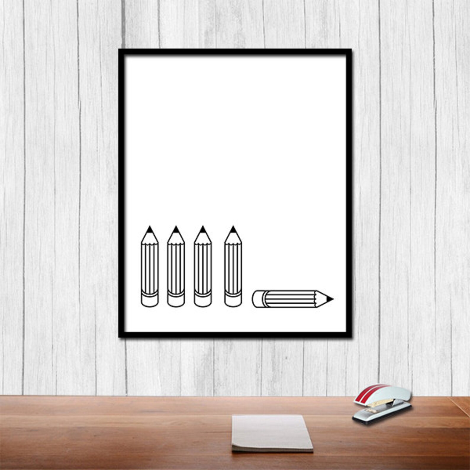 School Printable Minimalist Print School Poster Pencil Art - Etsy