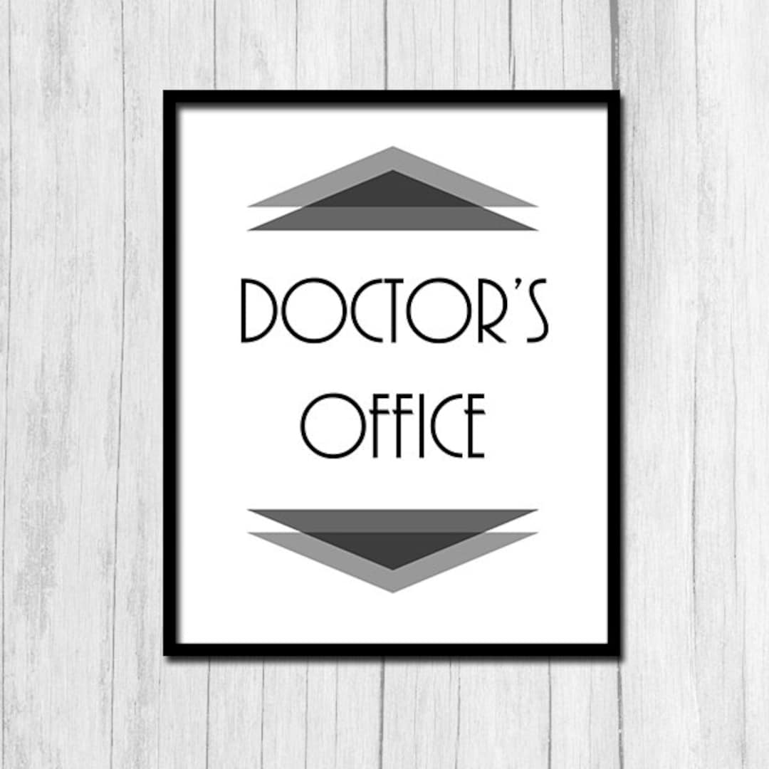 Gift for Doctor Digital Download Doctor's Office Sign Instant Download ...