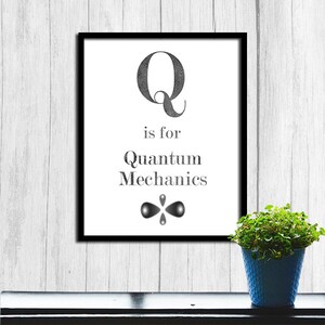 Quantum Physics Poster Digital Download Quantum Mechanics Printable ...
