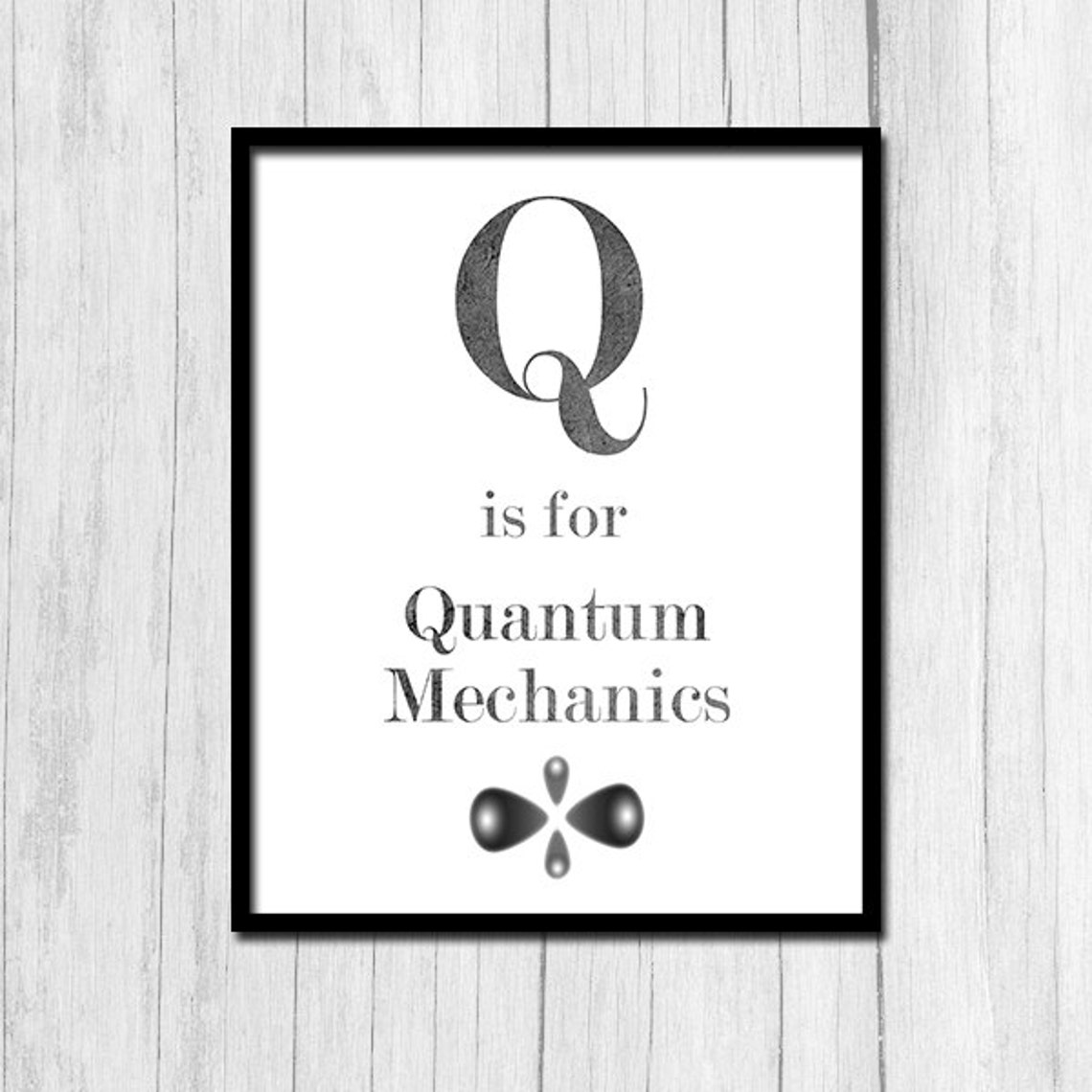 Quantum Physics Poster Digital Download Quantum Mechanics | Etsy