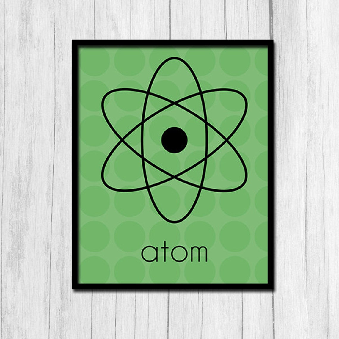 Instant Printable Digital Download atom Home Decor - Etsy