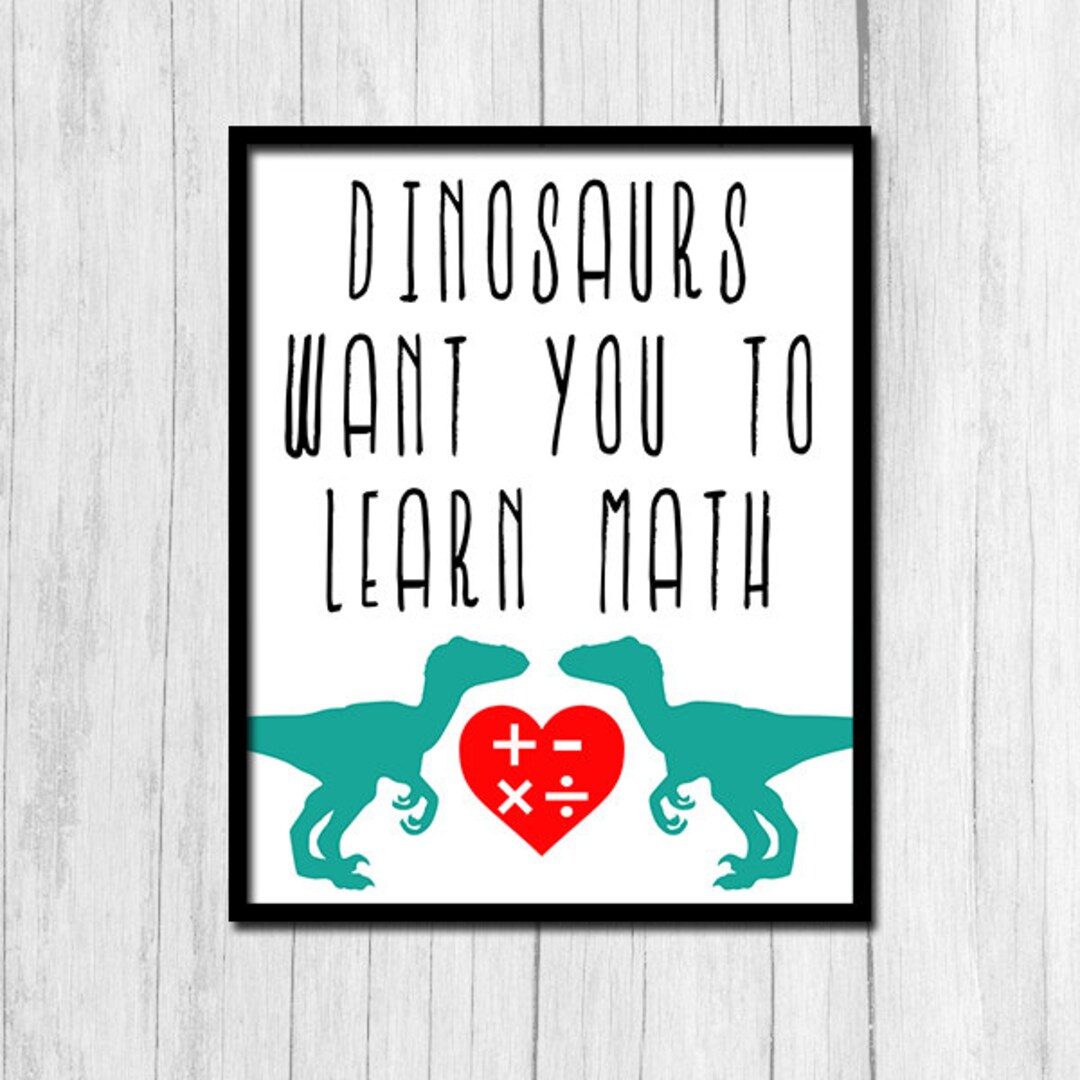 Math Poster Printable Art Math Classroom Poster Digital Download Math ...