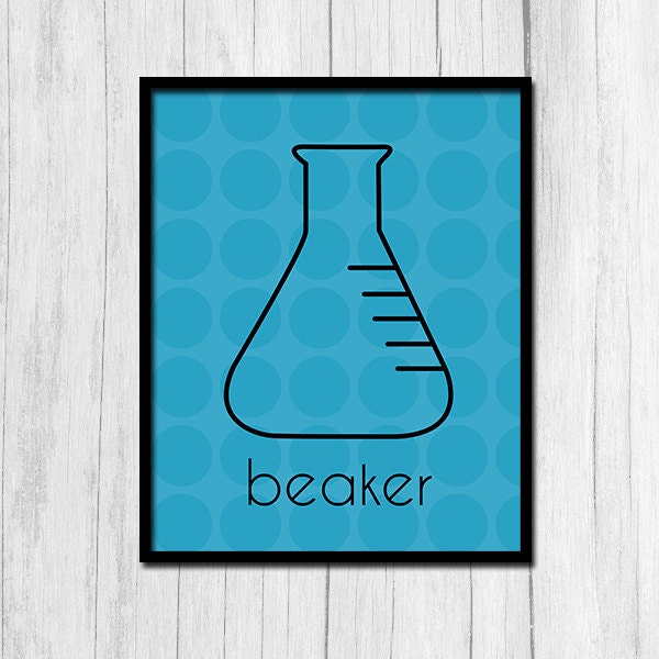 Printable Art beaker Digital Download Printwall - Etsy