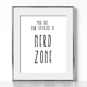 Nerd Gift Office Wall Art Computer Nerd Gift Digital Download Funny ...