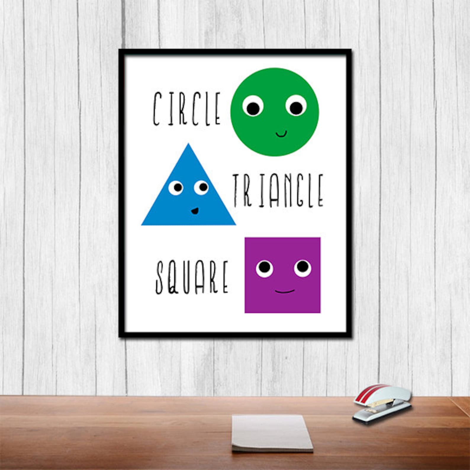 Classroom Decor Shapes Poster Digital Download Learn Shape - Etsy