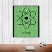 Instant Printable Digital Download "atom" Home Decor Wall Art Nerdy ...