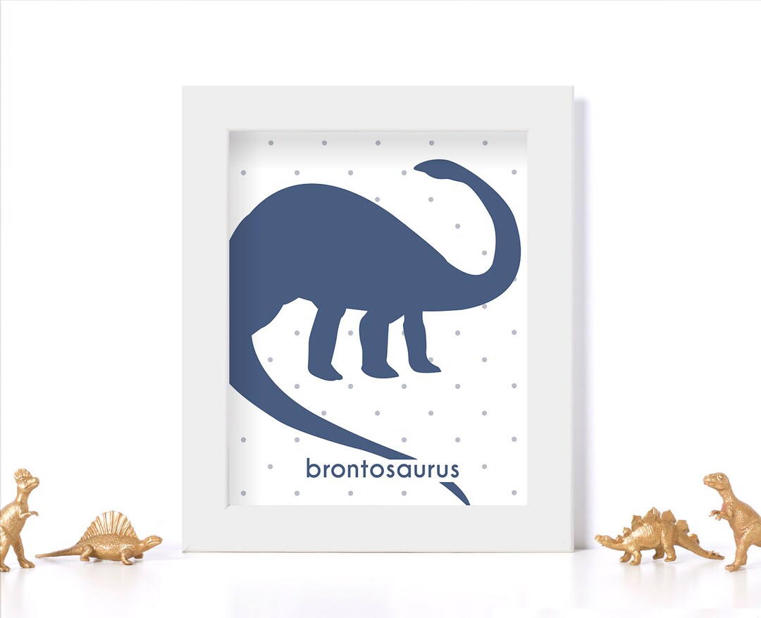 Brontosaurus Digital Download Printable Art Dinosaur Science Wall Print ...