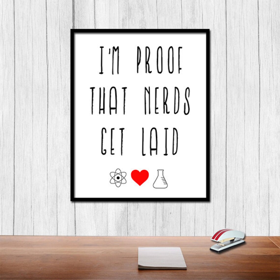 Printable Nerd Art Digital Download Nerdy Wall Art Nerd Baby Nerd ...