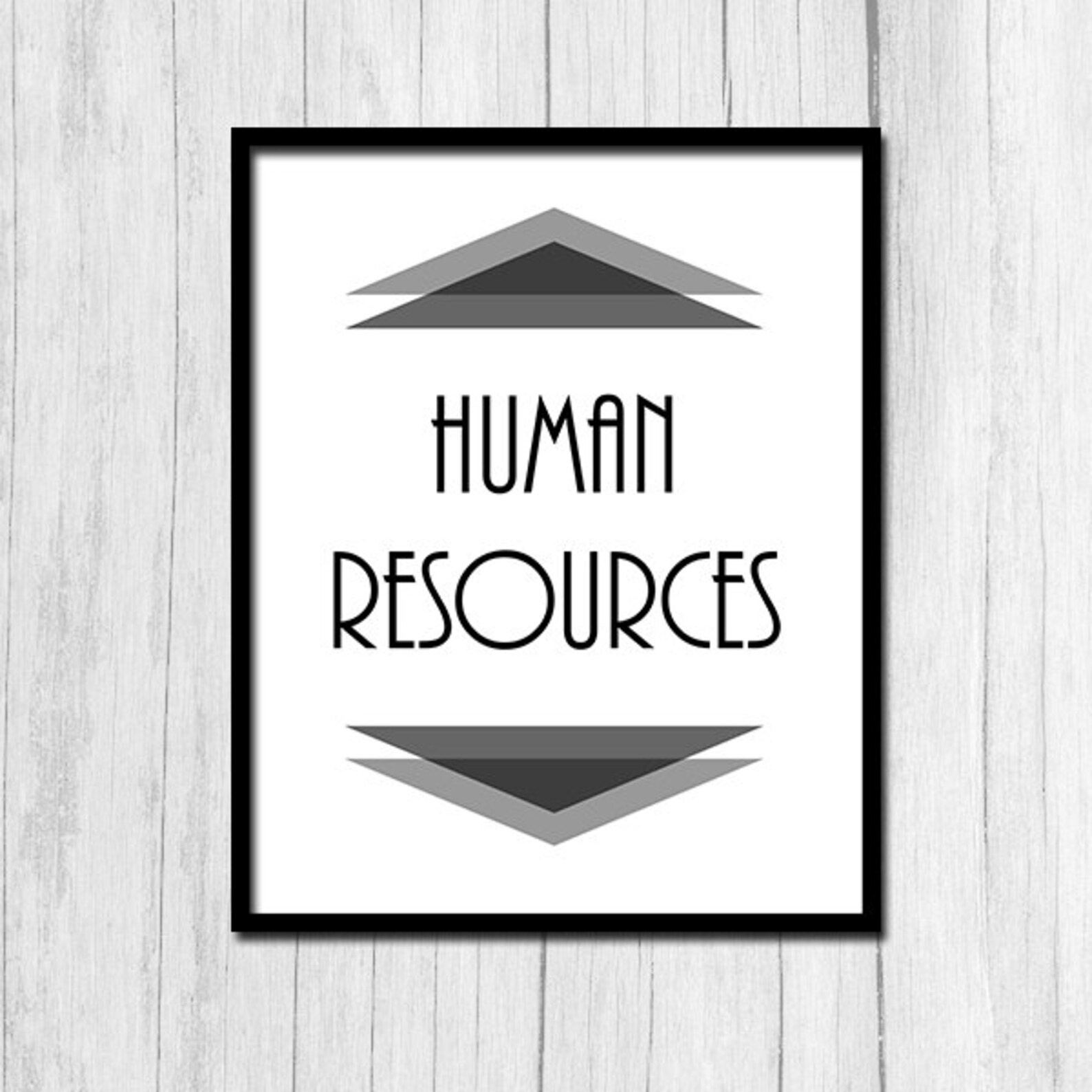 Human Resources Door Sign Printable Art Office Decor Digital Download ...