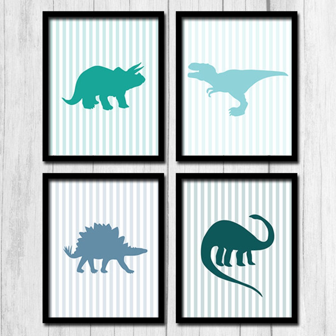 Blue Wall Art Digital Download Teal Wall Art Kids Decor Blue Printable ...