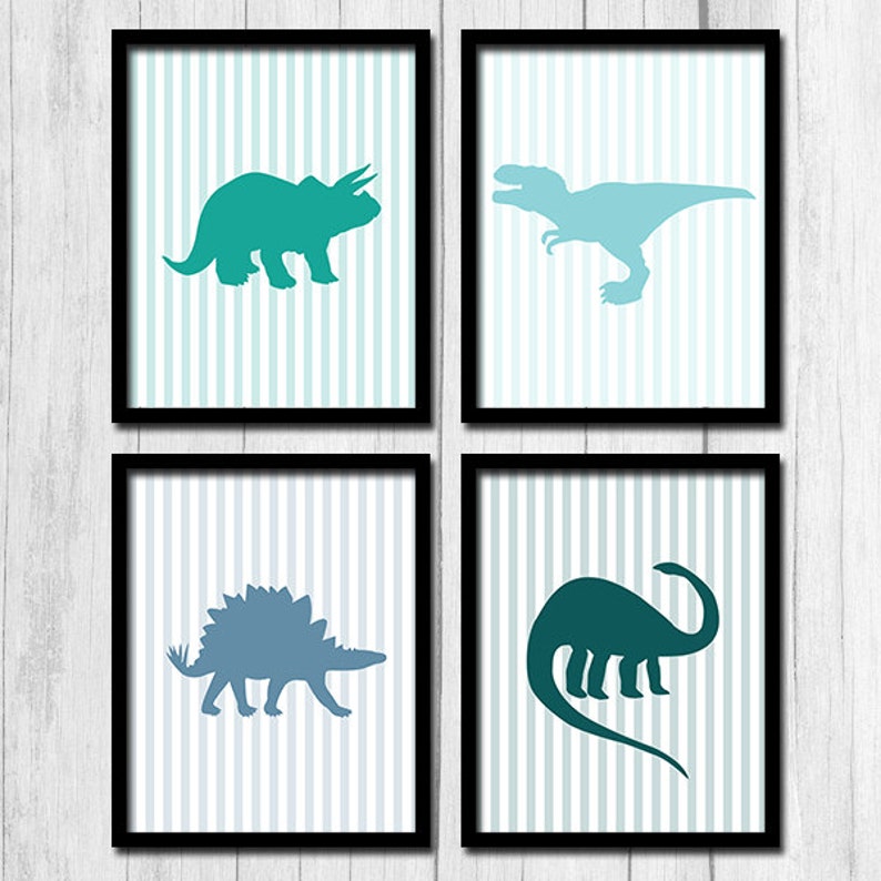 Blue Wall Art Digital Download Teal Wall Art Kids Decor Blue Printable ...