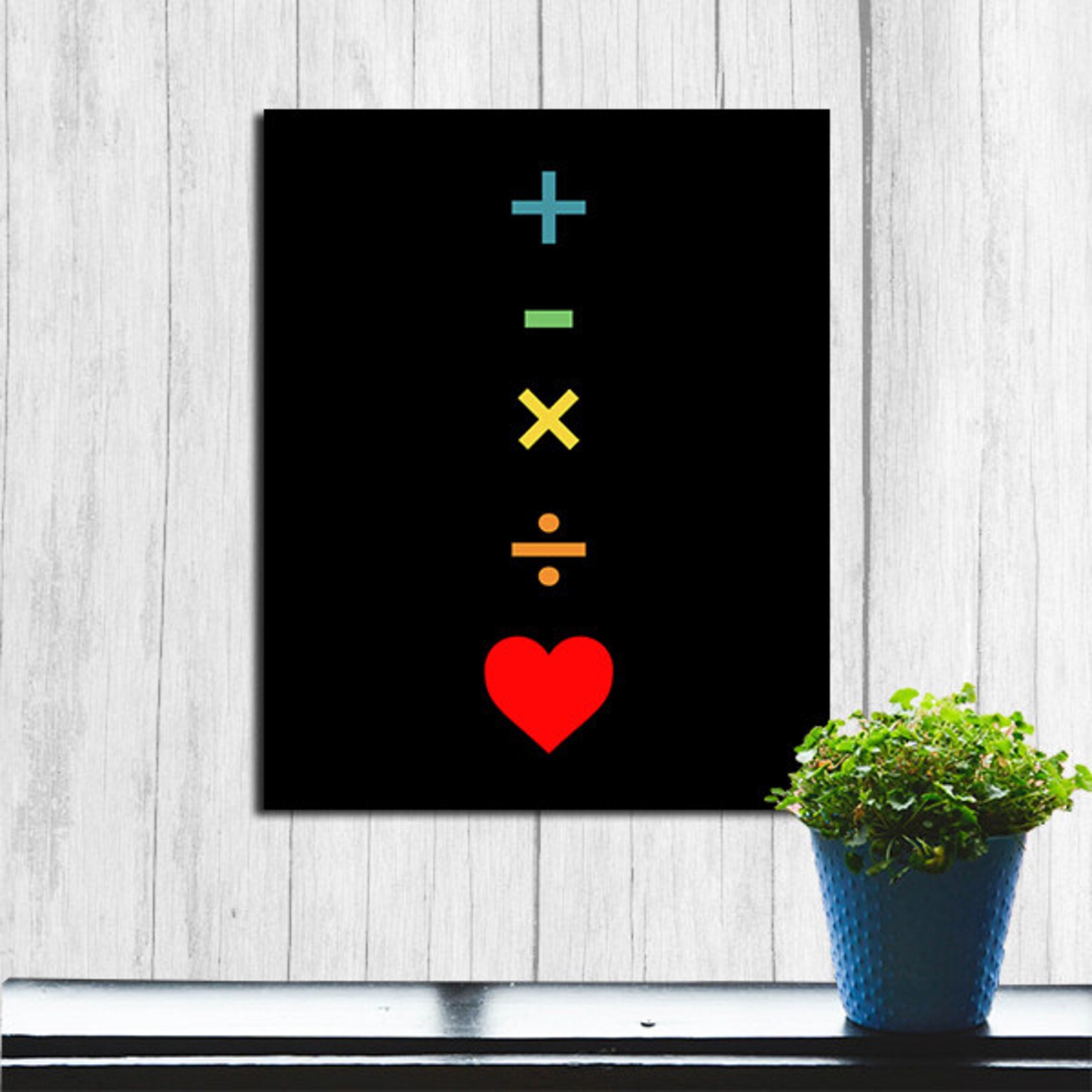 School Printables i Love Math Rainbow Art School - Etsy