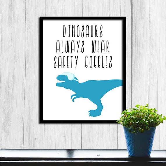 Science Safety Goggles Poster