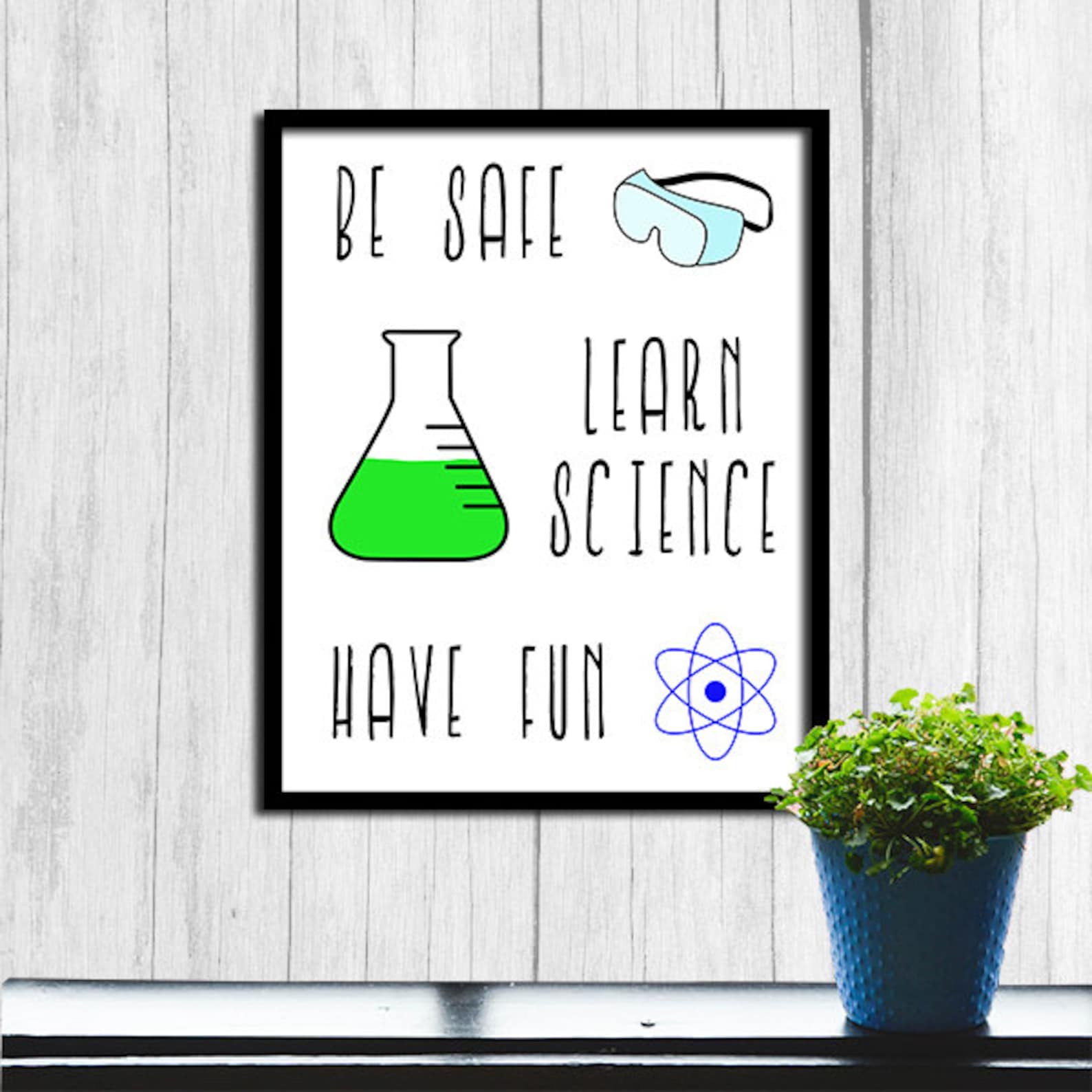 Science Teacher Gift Classroom Decor Back to School Poster | Etsy