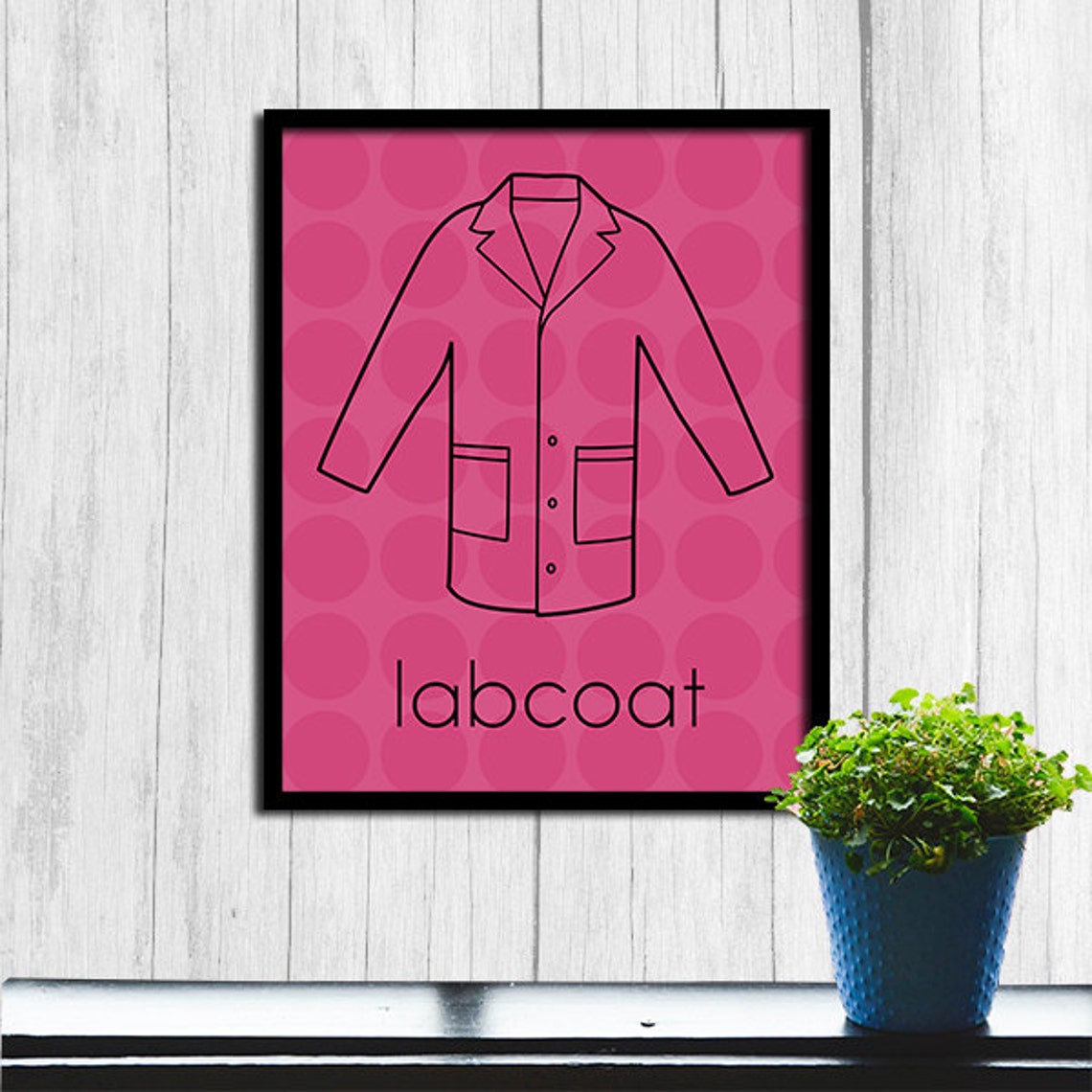 Printable Art labcoat Digital Download Printwall - Etsy
