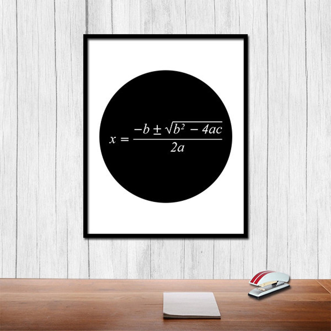 Quadratic Formula Poster Digital Download Math Poster Math - Etsy