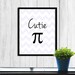 Geeky Baby cutie Pi Print Digital Download Math - Etsy