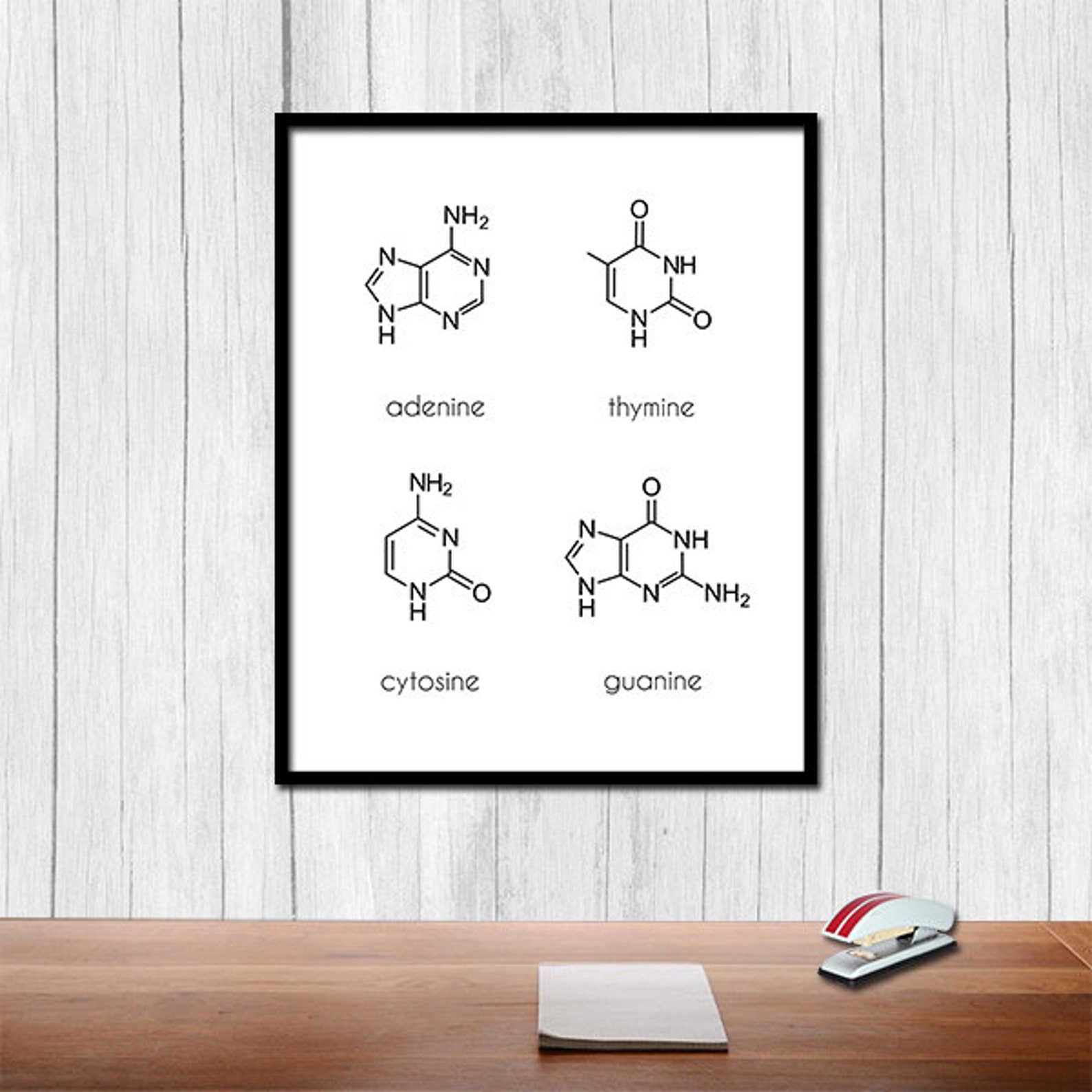 Science Art Print Digital Download Molecule Art Poster - Etsy