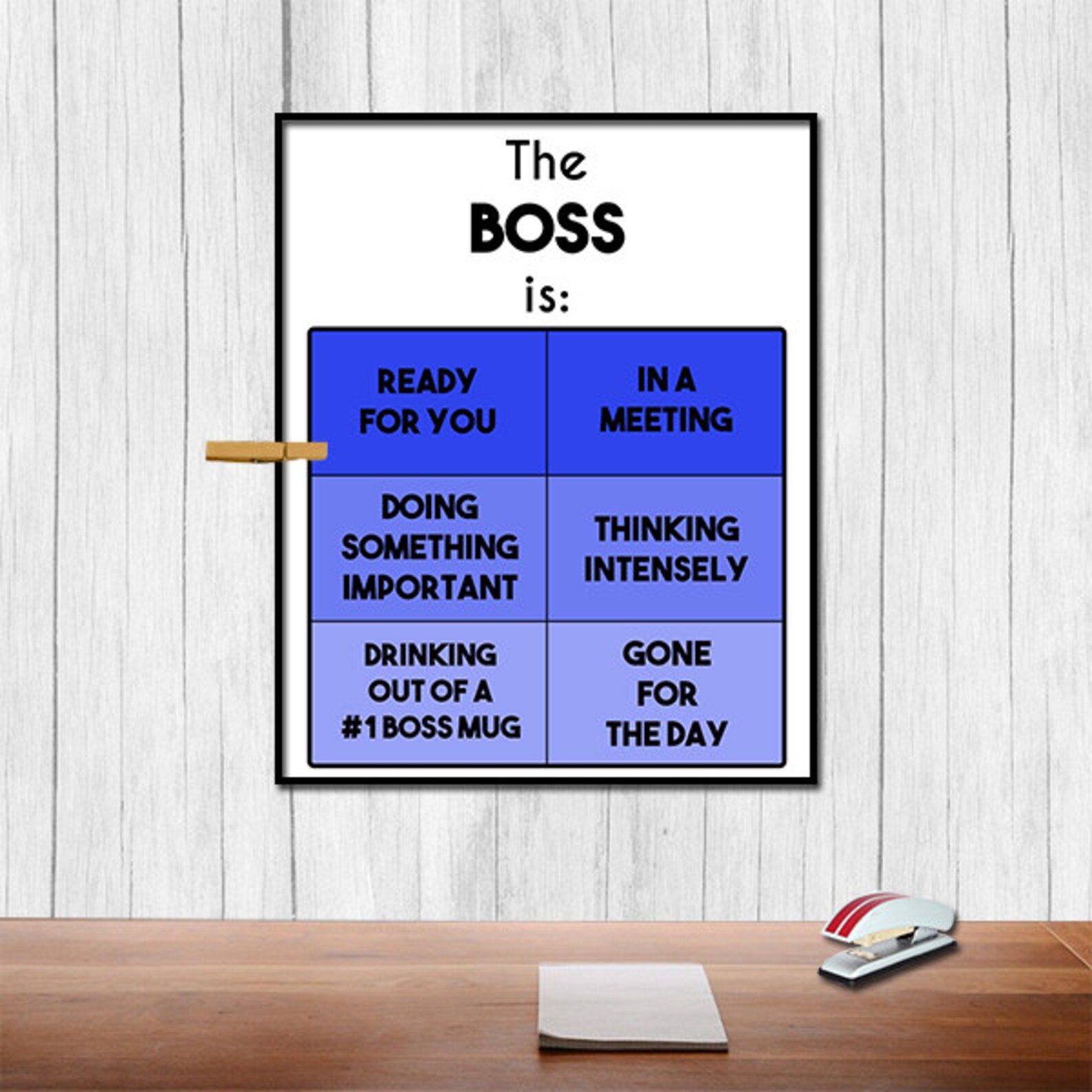 Gift for Boss Door Sign Digital Download Boss Gift Printables Instant ...