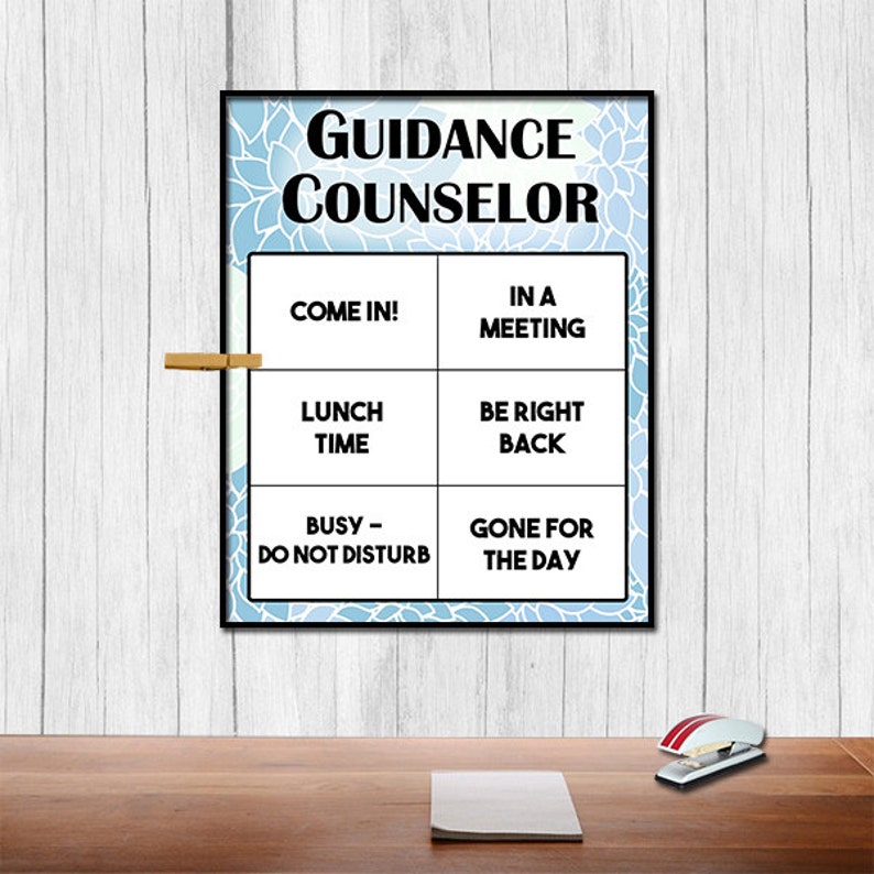 Guidance Counselor Door Sign Digital Download Gift for - Etsy