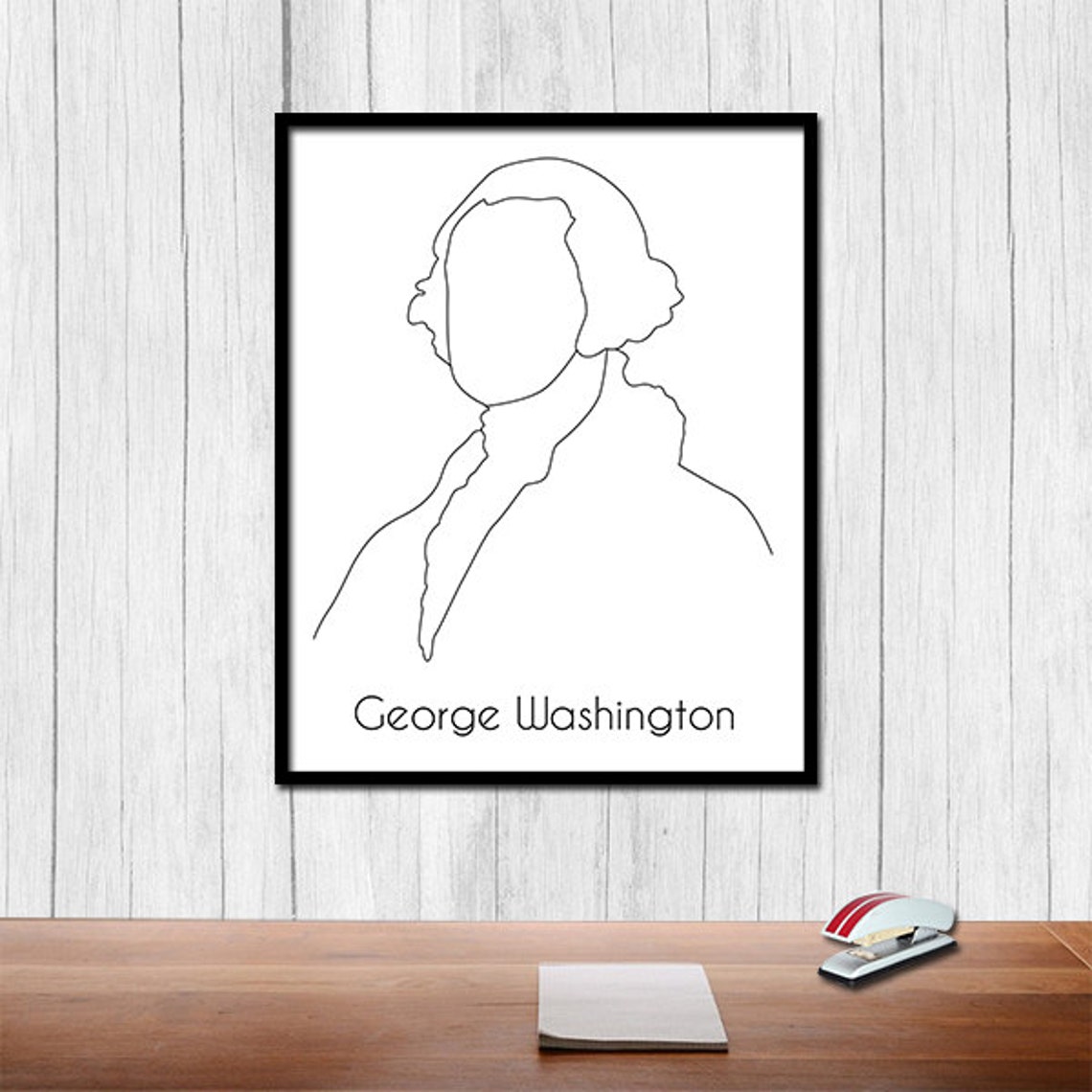 George Washington Print Digital Download President Art History - Etsy