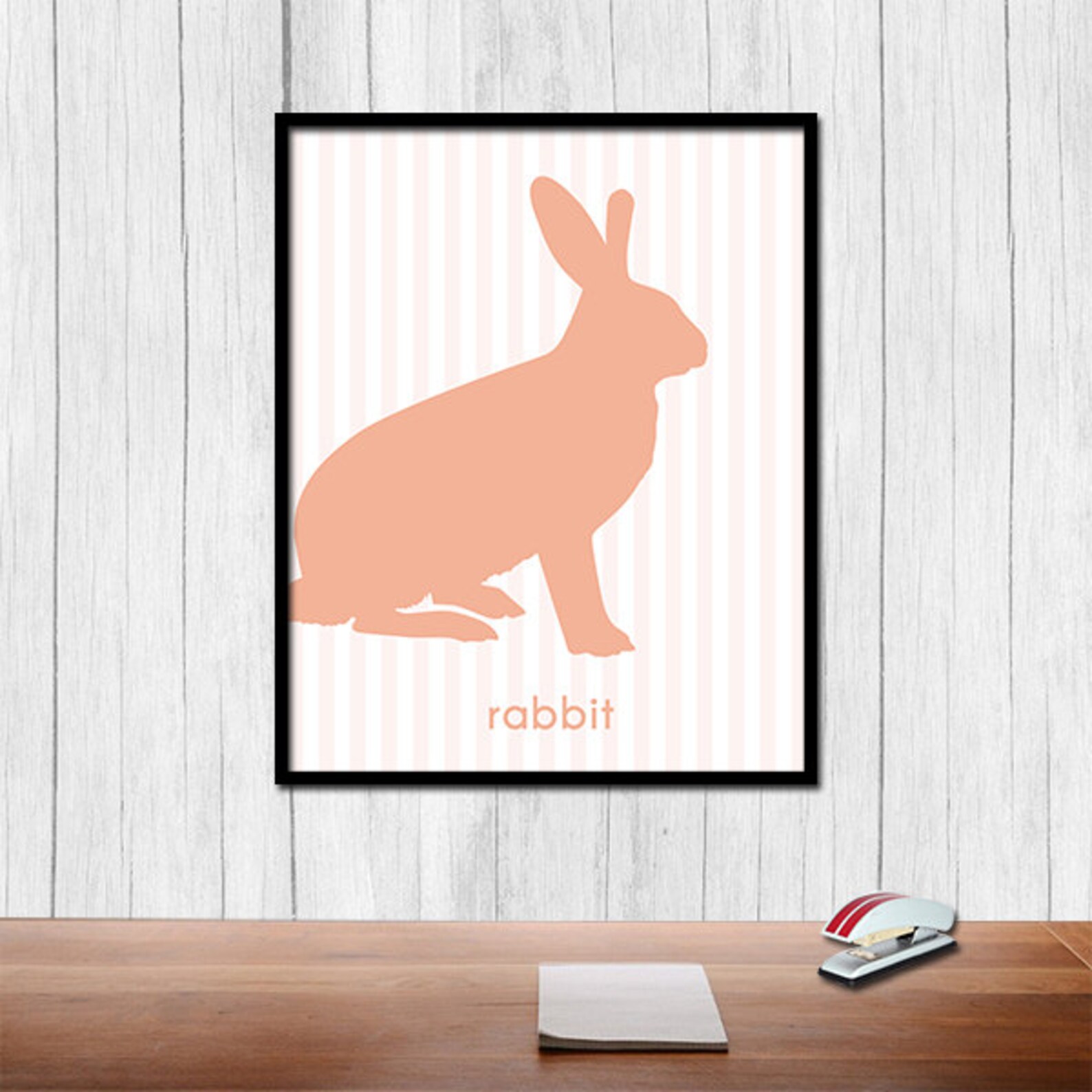 Rabbit Print Digital Print Rabbit Poster Wall Art Digital - Etsy Singapore
