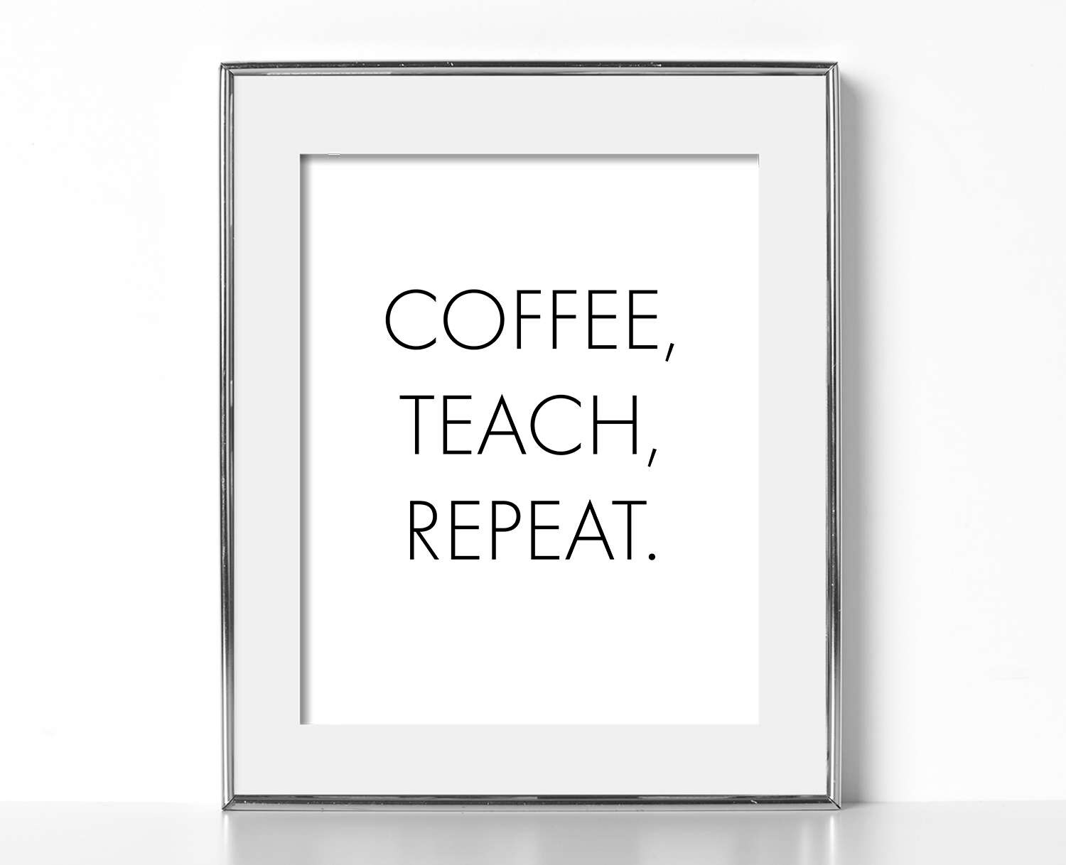 Teacher Art Digital Download Printable Art Typography Print Digital Art ...