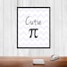 Geeky Baby cutie Pi Print Digital Download Math - Etsy