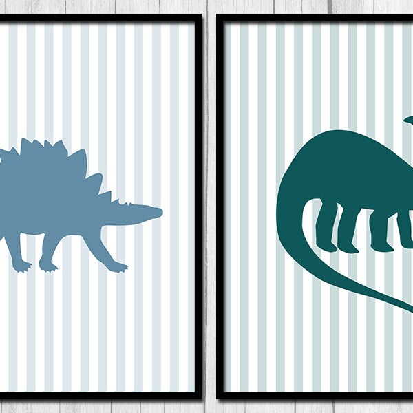 Blue Wall Art Digital Download Teal Wall Art Kids Decor Blue Printable ...