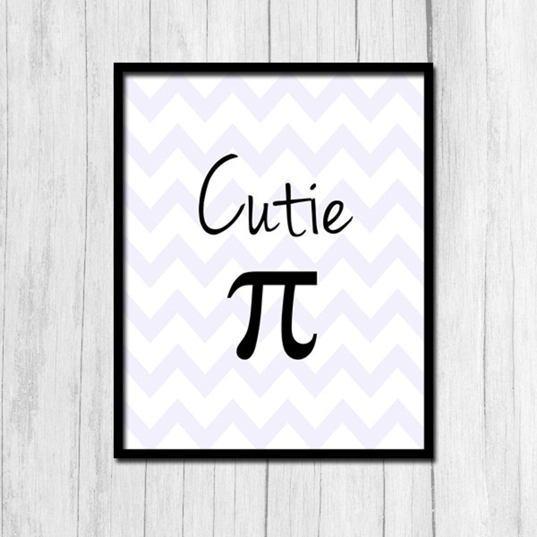 Geeky Baby cutie Pi Print Digital Download Math Poster Nursery Art ...