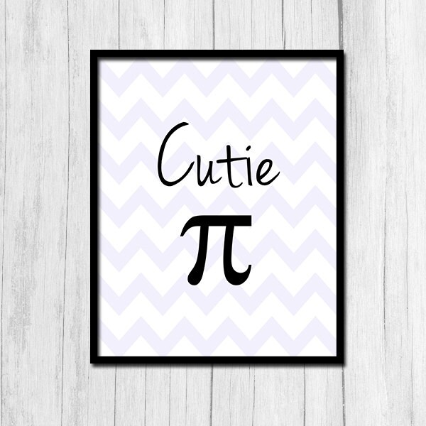 Geeky Baby cutie Pi Print Digital Download Math - Etsy