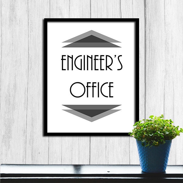 Engineer Gifts Digital Download Engineer Wall Art Engineering Gifts ...
