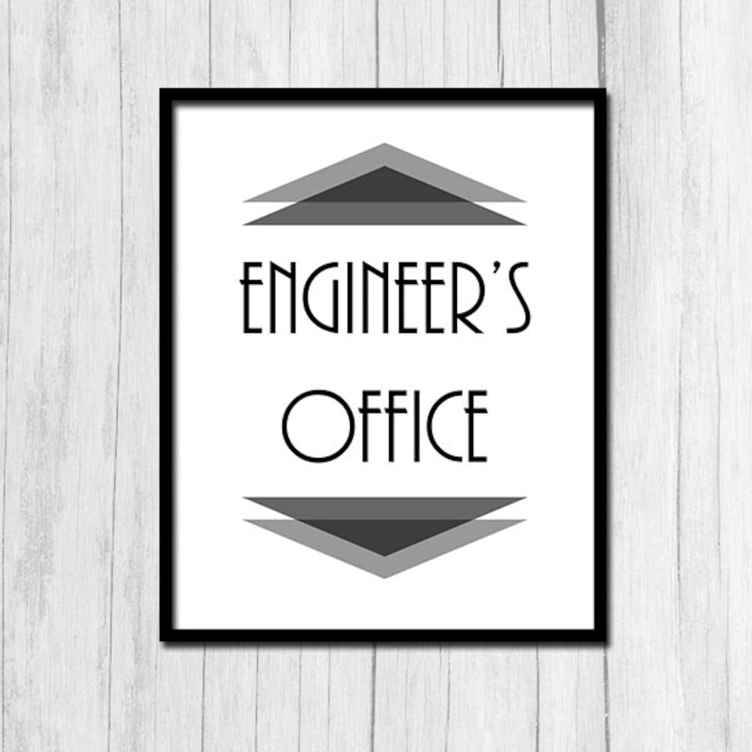 Engineer Gifts Digital Download Engineer Wall Art Engineering Gifts ...
