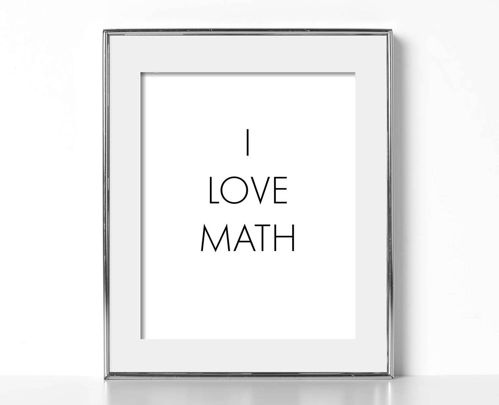 Math Poster Digital Download Math Teacher Gift for Teacher Classroom ...