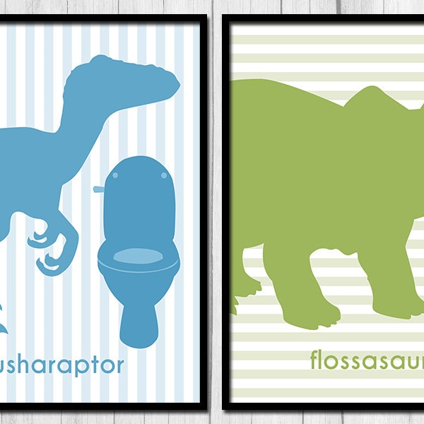 Bathroom Decor Set of 4 Prints Digital Download Printable Art Wall ...