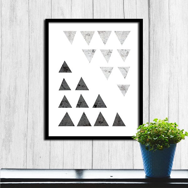 Geometric Print Instant Download Geometric Art Minimalist - Etsy