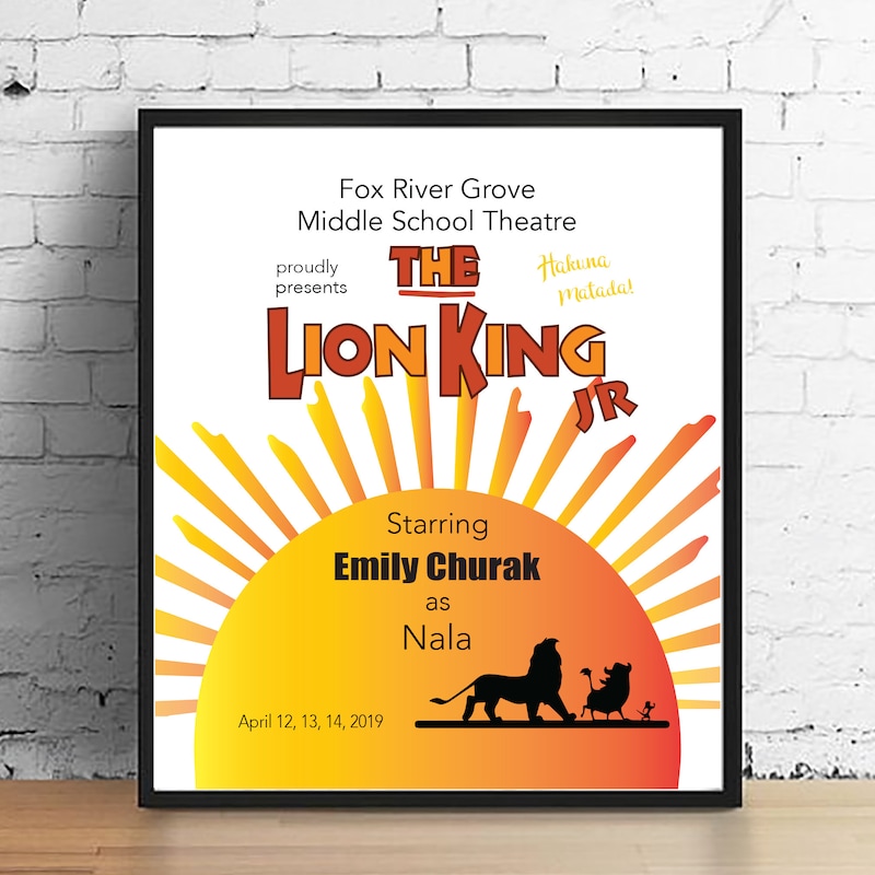 Lion King Poster - Etsy