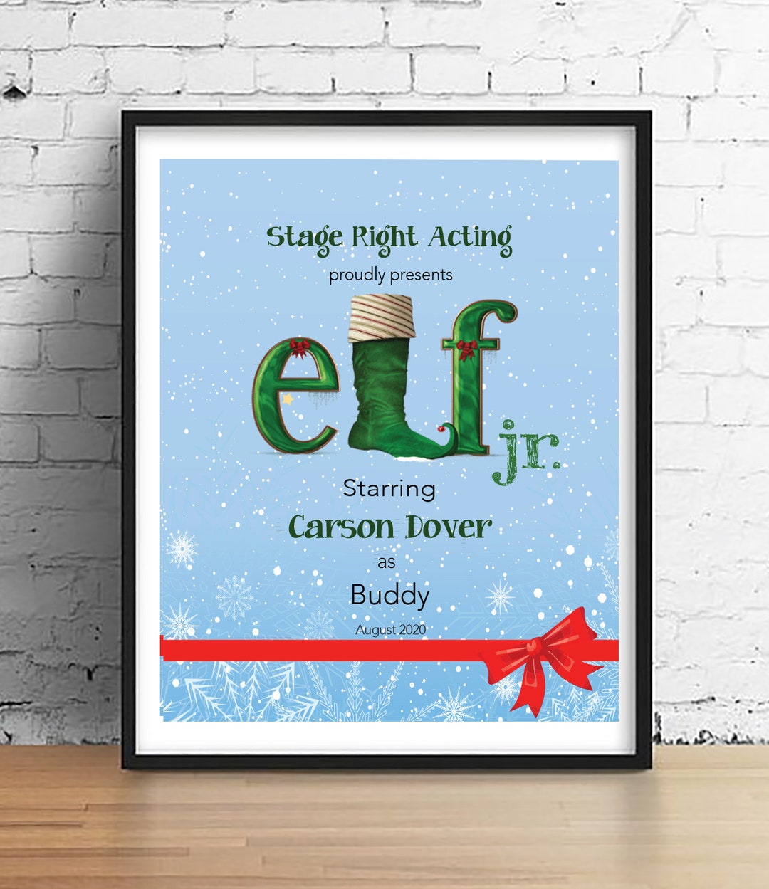Holiday Musical • High School Play • Gift for Actor • Gift for Director ...