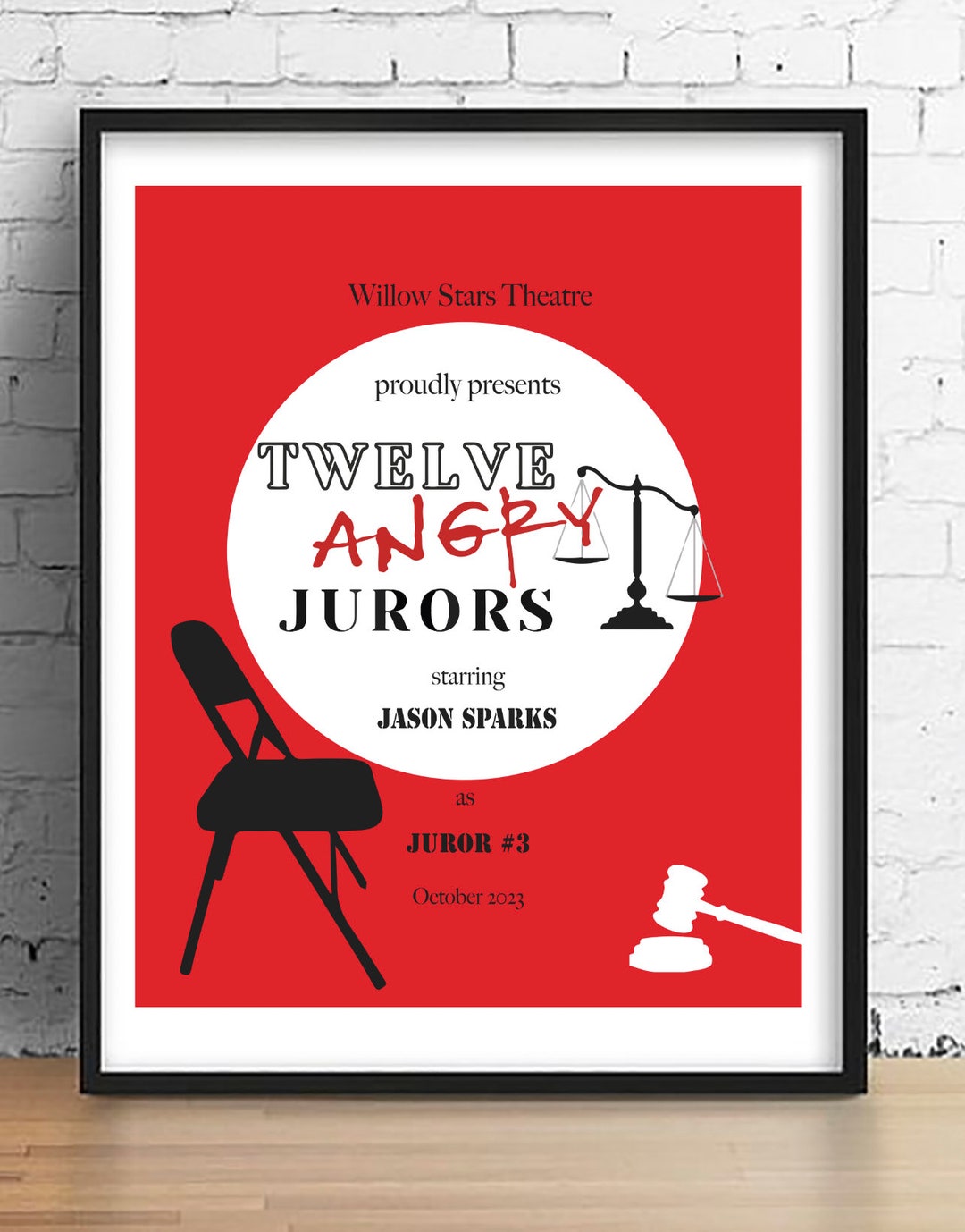 12 Angry Jurors Play Poster: Actor Gift (digital Download) - Etsy