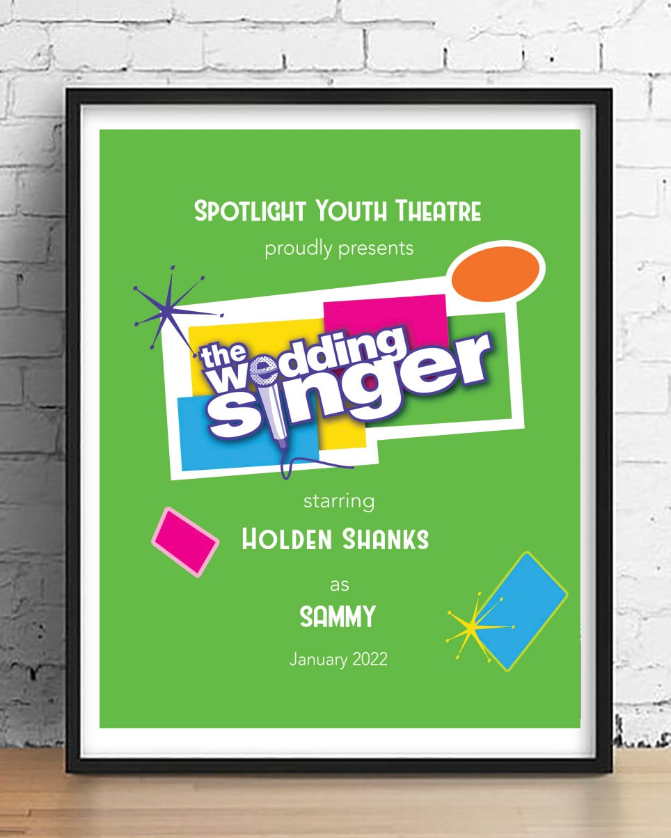 The Wedding Singer Musical Poster