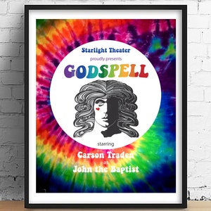 Godspell Playbill Poster: Musical Theater Gift (digital Download) - Etsy