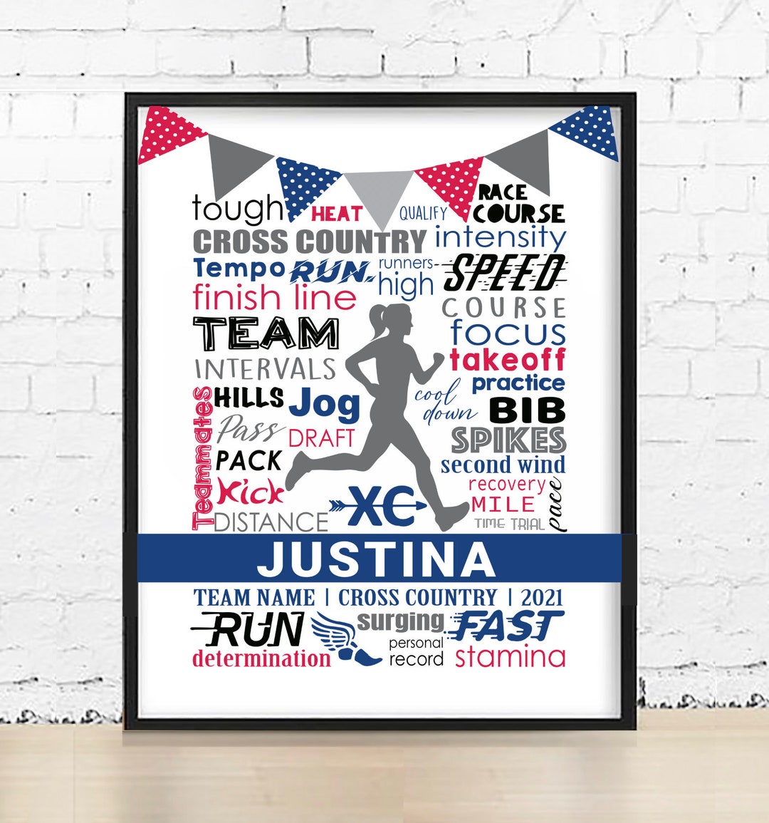 Cross Country Runner Runner Gift for Her Athlete Love to Run Track ...