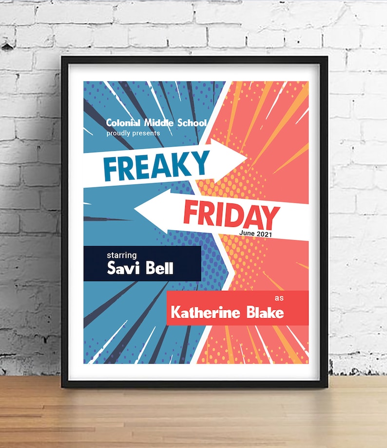 Freaky Friday the Musical Katherine Blake Ellie Blake - Etsy