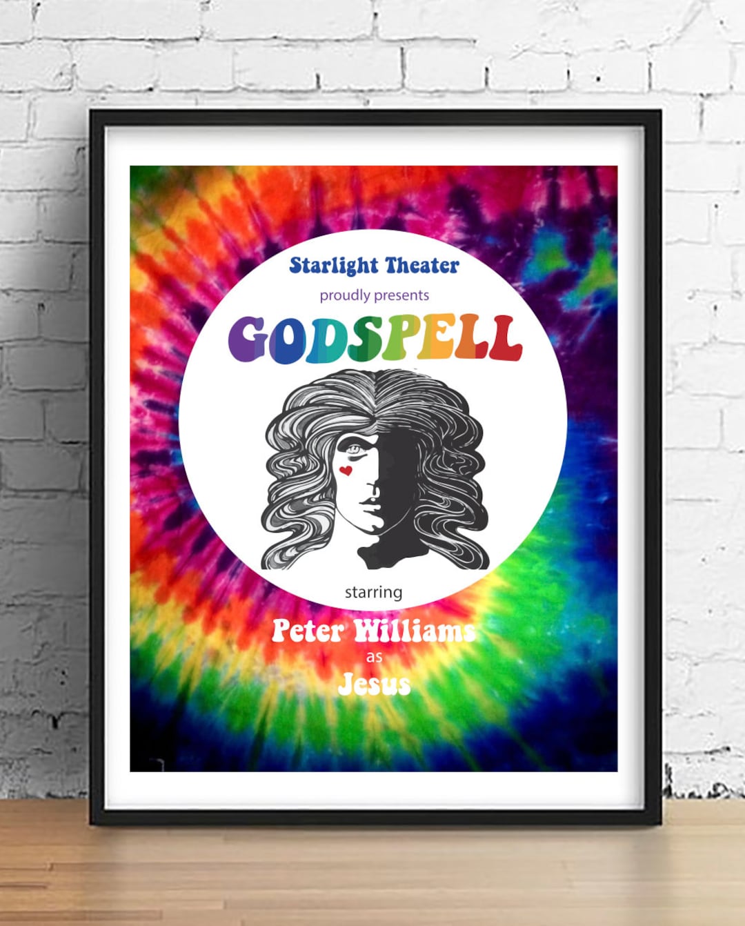 Godspell Playbill Poster: Musical Theater Gift (digital Download) - Etsy