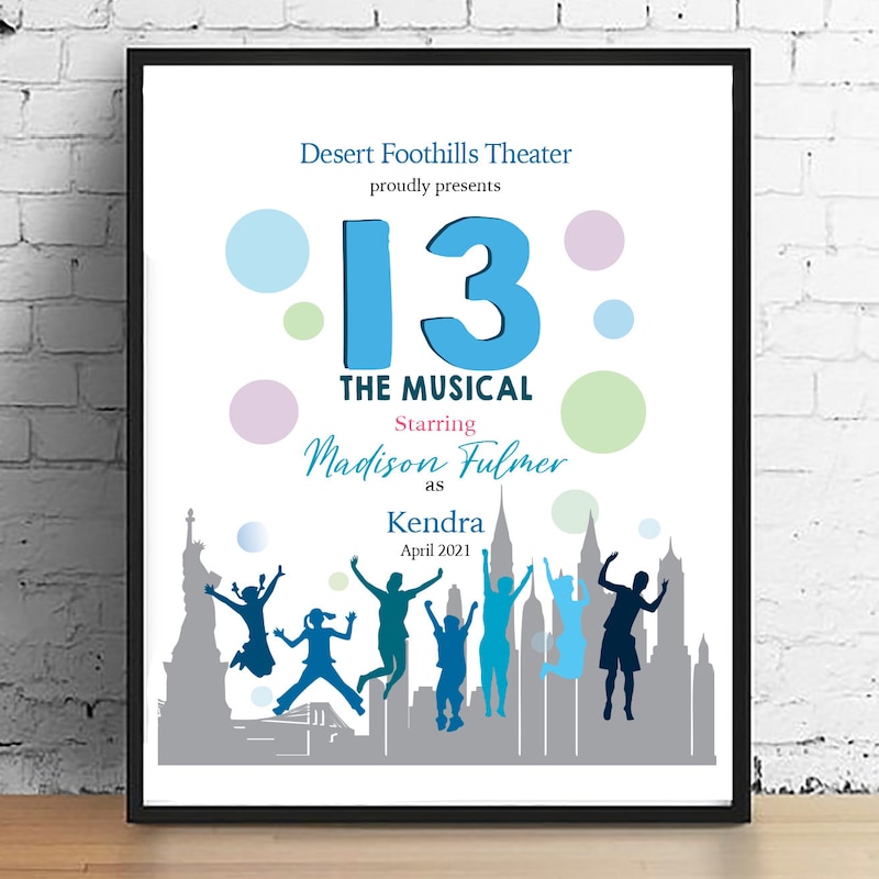 13 the Musical Play - Etsy UK